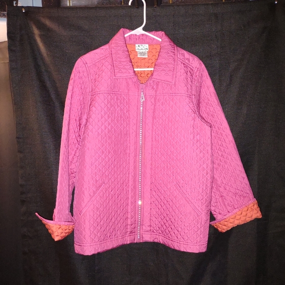 The Quacker Factory | Jackets & Coats | Quilted Pink Jacket | Poshmark